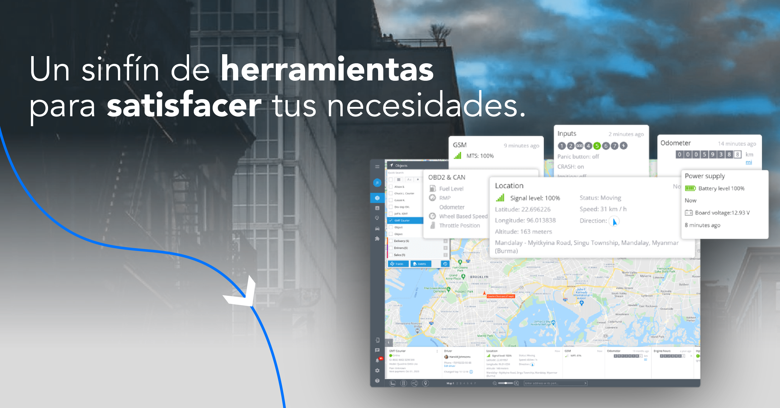 Leptón | Control de vehiculos por gps| Monitoreo y Control GPS